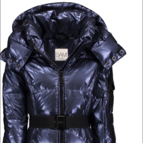 SAM. | Jackets & Coats | Sam Ny Girls Soho Belted Down Mid Length ...